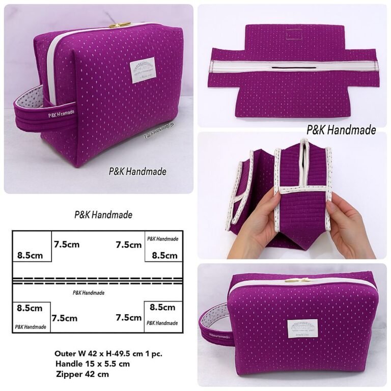 Fabric Zipper Pouch - Free Patterns