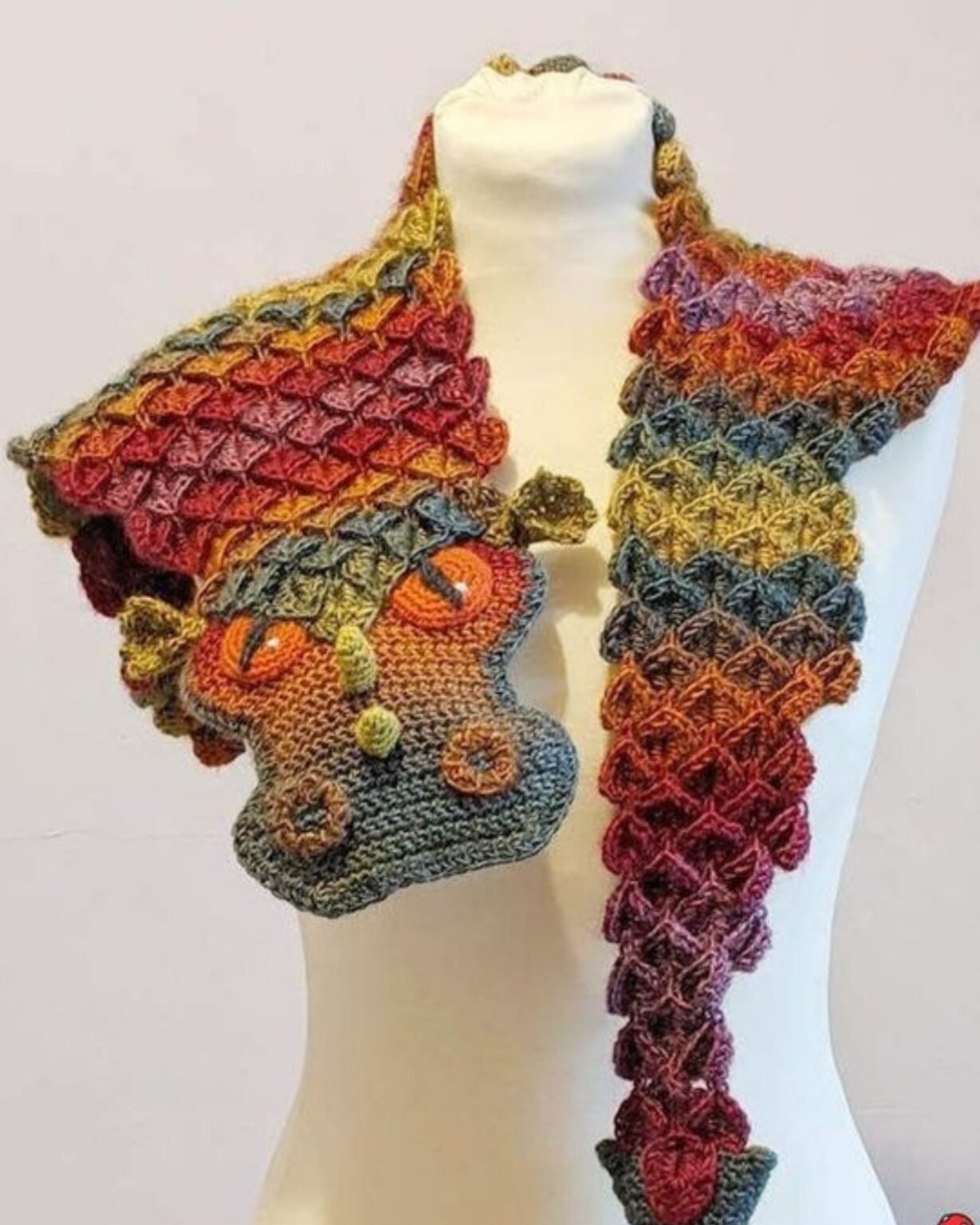 Crochet Dragon Shawl - Free Patterns