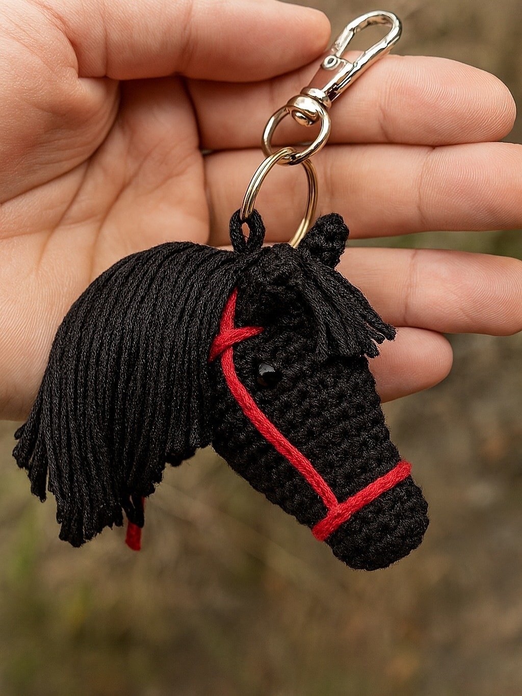 Crochet Horse Keychain Tutorial - Free Patterns