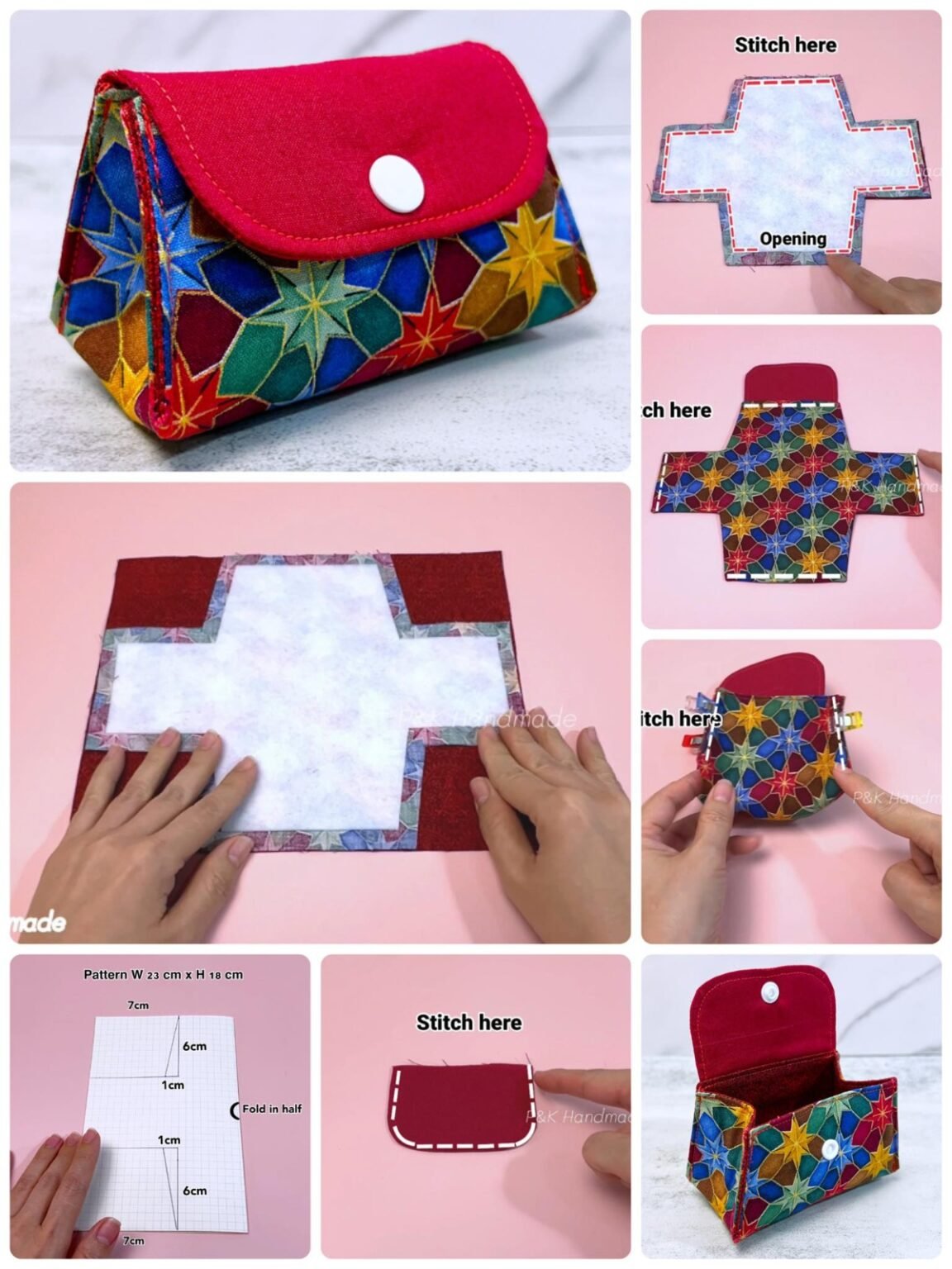 Coin Purse Sewing Tutorial - Free Patterns