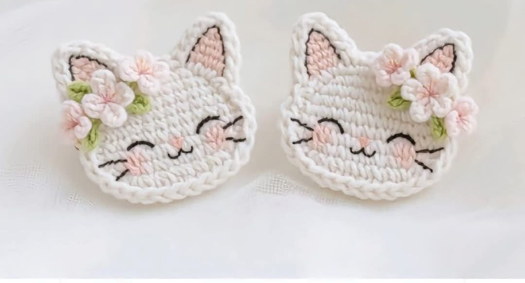 Crochet Kitty Face Pattern - Free Patterns