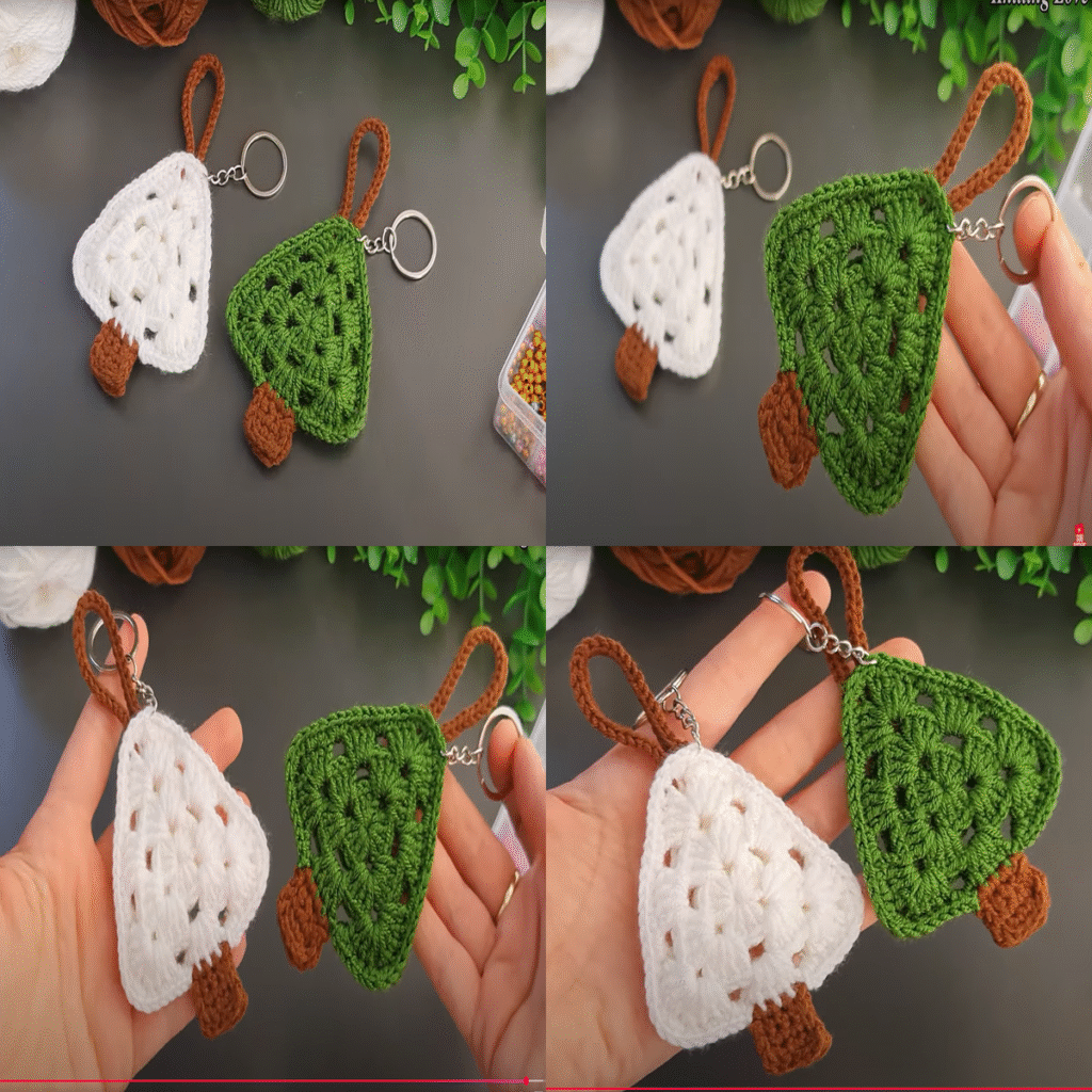 Christmas Tree Keychain Crochet Pattern - Free Patterns